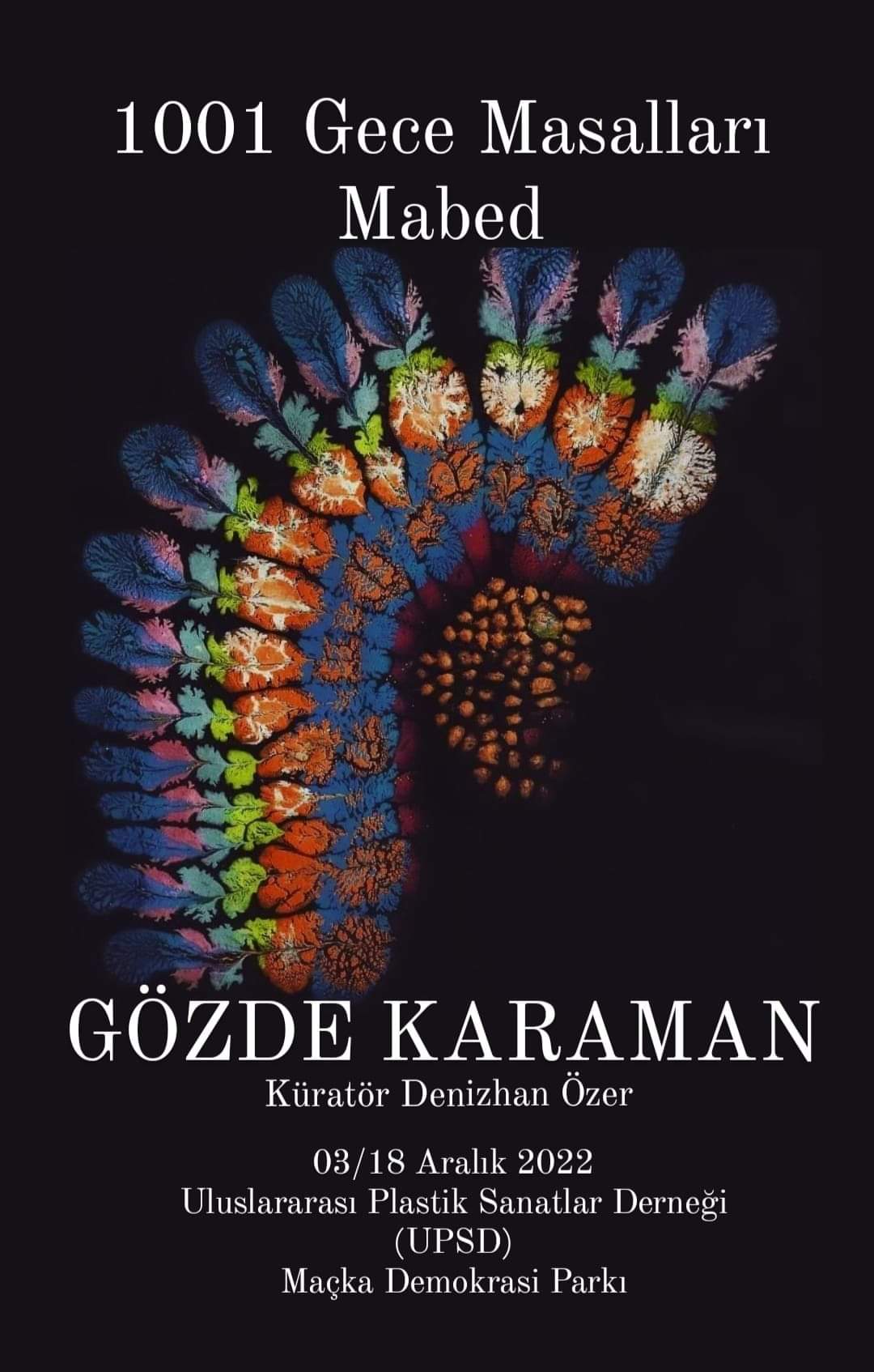 Ebru sanatçısı Gözde Karaman'dan 'Gece Masalları, Mabed' sergisi - Olay ...