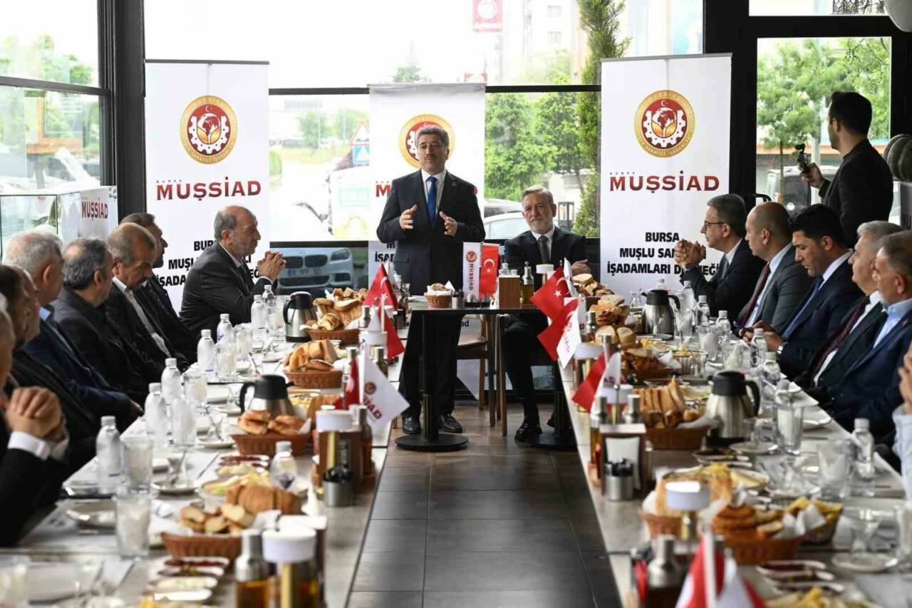 Başkan Burkay, MUŞSİAD üyeleri ile buluştu - Olay Gazetesi Bursa